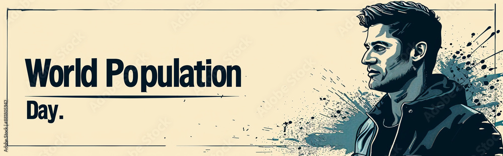 World Population Day Minimalist Poster Design for Global Awareness ...