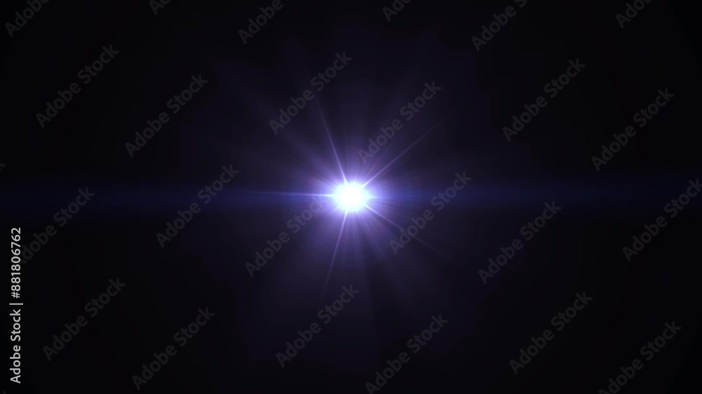 Particle energy explosion. Plasma explodes 4K black background. White ...