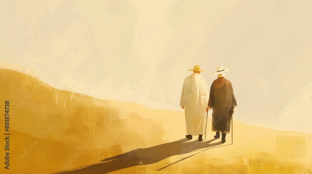 Biblical Illustration of Faithful Servant Managing Masters Household ...