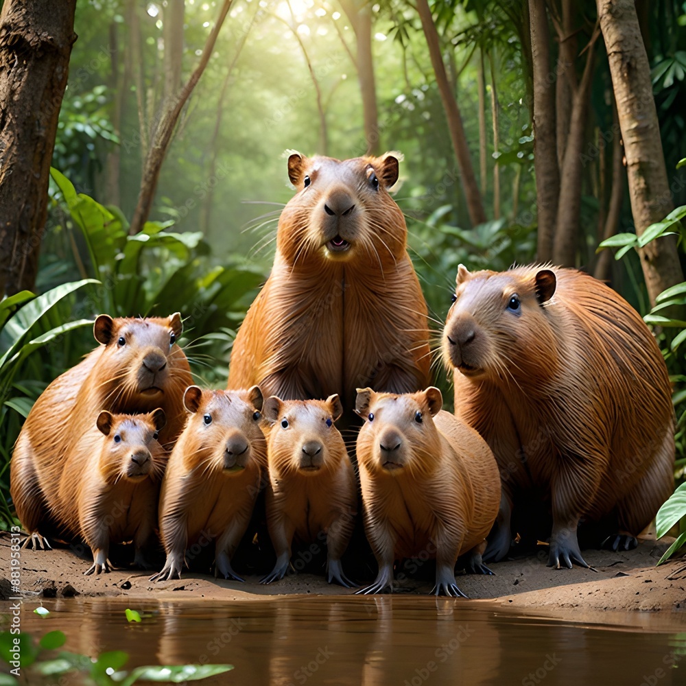capybara in the water,capybara in zoo,capybara in jungle, capybara ...