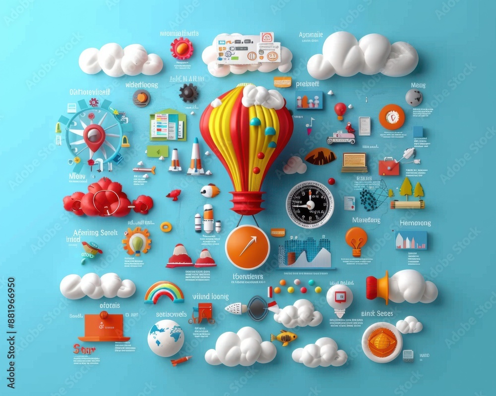 21. A digital infographic displaying statistics and information ...