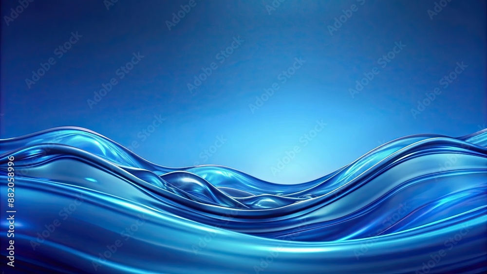 Gradient Blue liquid background wavy blue wallpaper Wave blue gradient ...