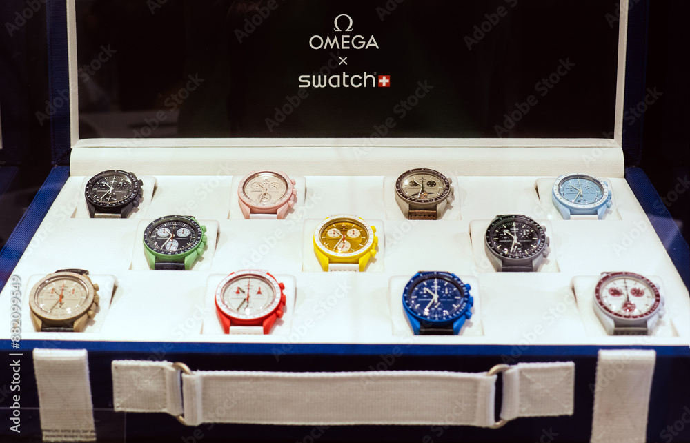 Collection of chronographs dedicated to the planets of the solar system ...