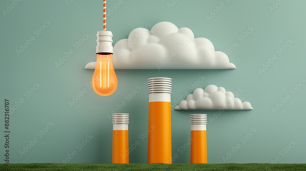 Diagram illustrating the carbon cycle and human activities affecting ...
