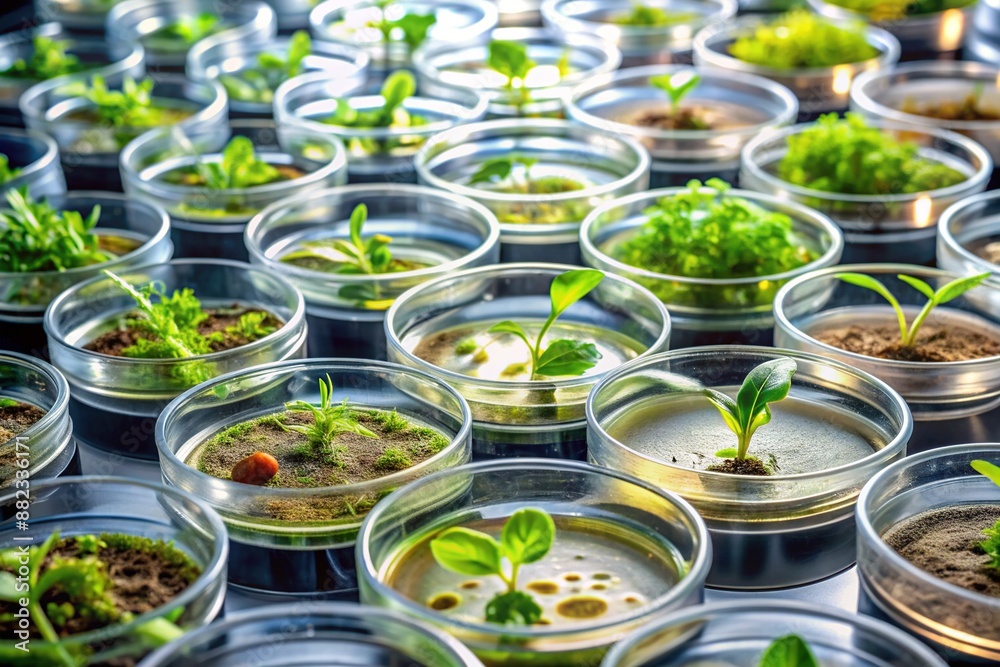 Microscopic time-lapse captures vibrant plant tissue culture cells ...