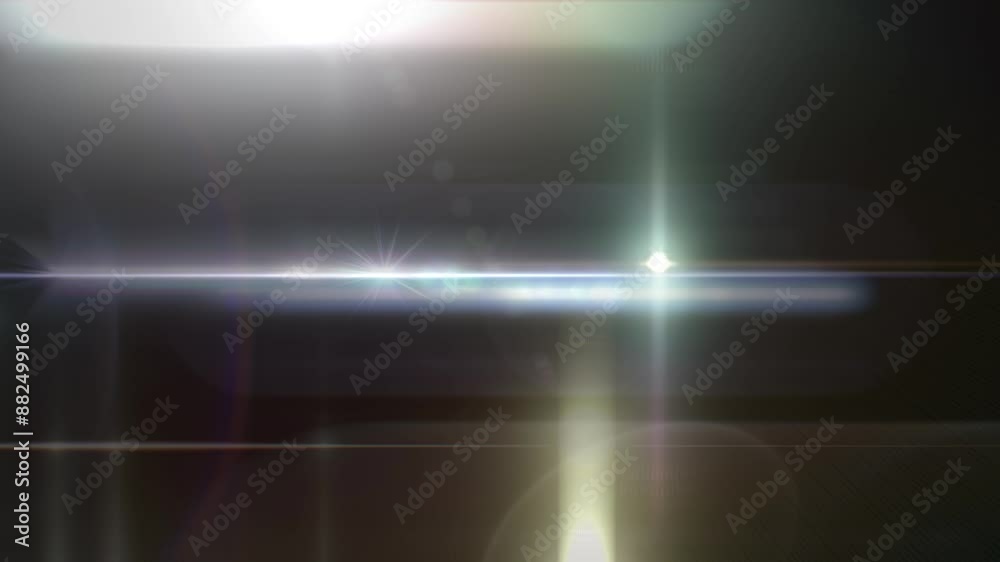 Prism Rainbow Light Flares Overlay on Black Background. Lens Flare Leak ...