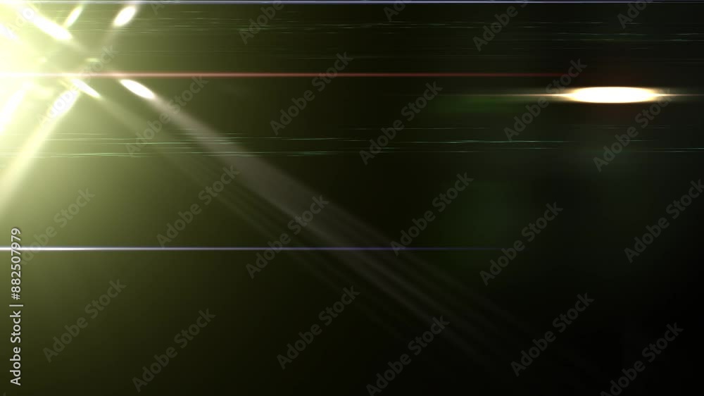 Prism Rainbow Light Flares Overlay on Black Background. Lens Flare Leak ...
