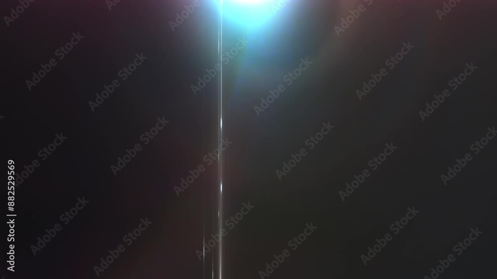 Prism Rainbow Light Flares Overlay on Black Background. Lens Flare Leak ...