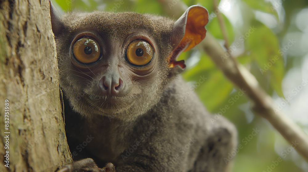 Sunda Colugo Also known as the Sunda flying lemur, this gliding mammal ...
