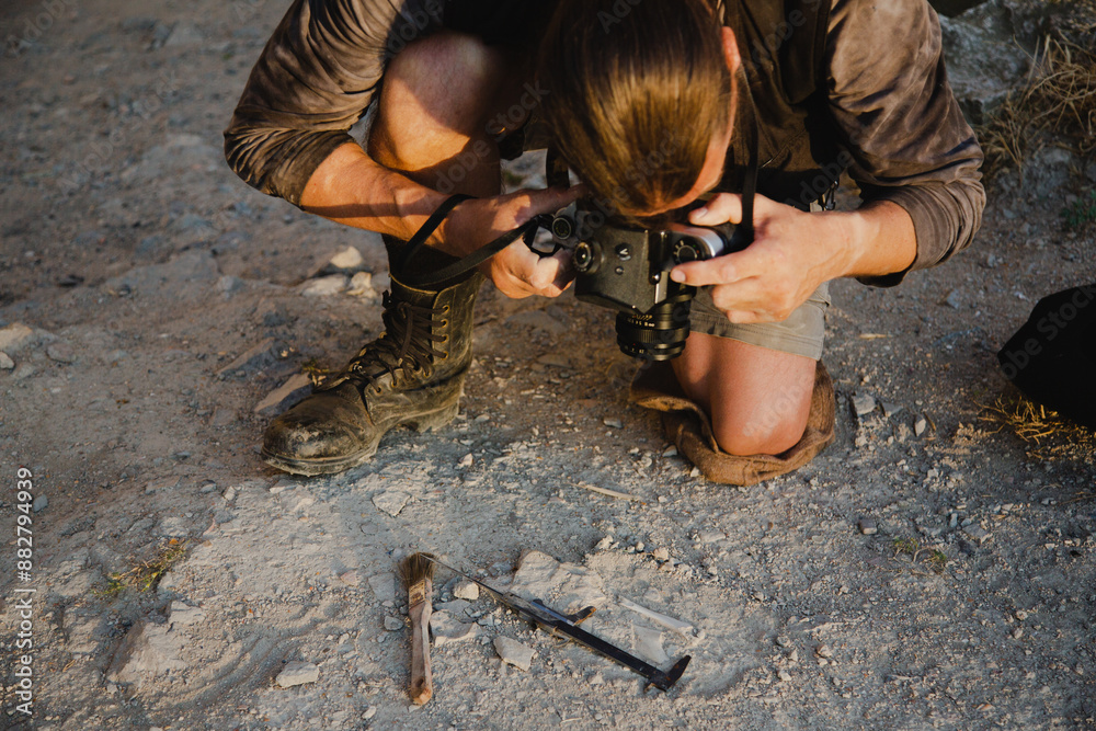 Historical reconstruction of an archaeological expedition of the mid ...