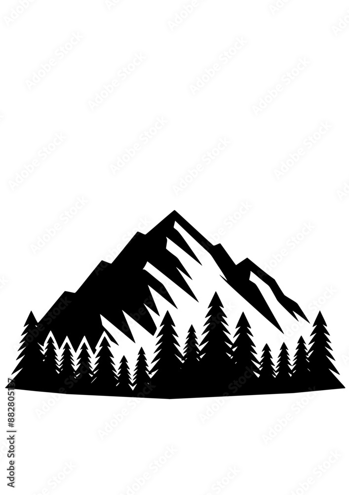 Mountains Landscape SVG, Gorpcore SVG, Mountain Hill SVG, Journey SVG ...