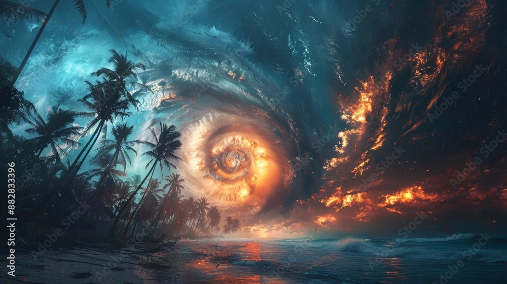 Tropical cyclone development stages, life cycle, focus on, storm ...