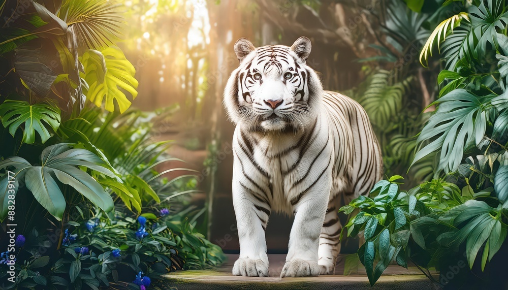White tigers are not separate species but a genetic anomaly. They occur ...
