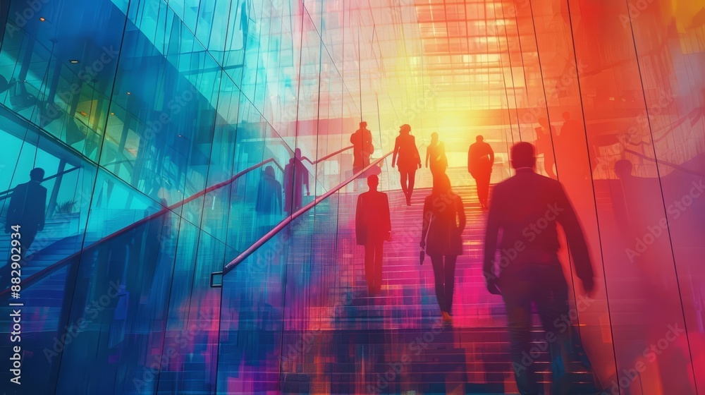 Visual representation of successful organizational development ...