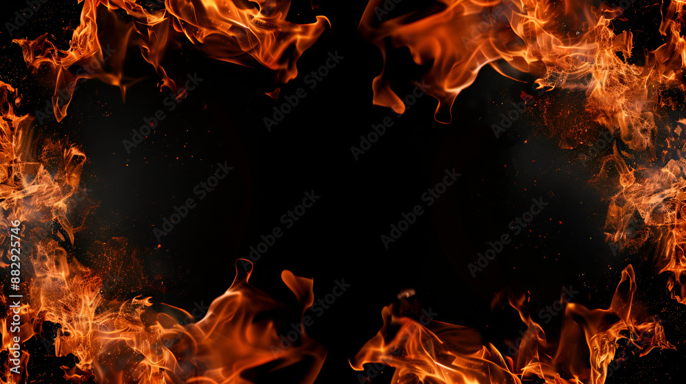 Flame Flame Texture For Strange Shape Fire Background Flame meat that ...