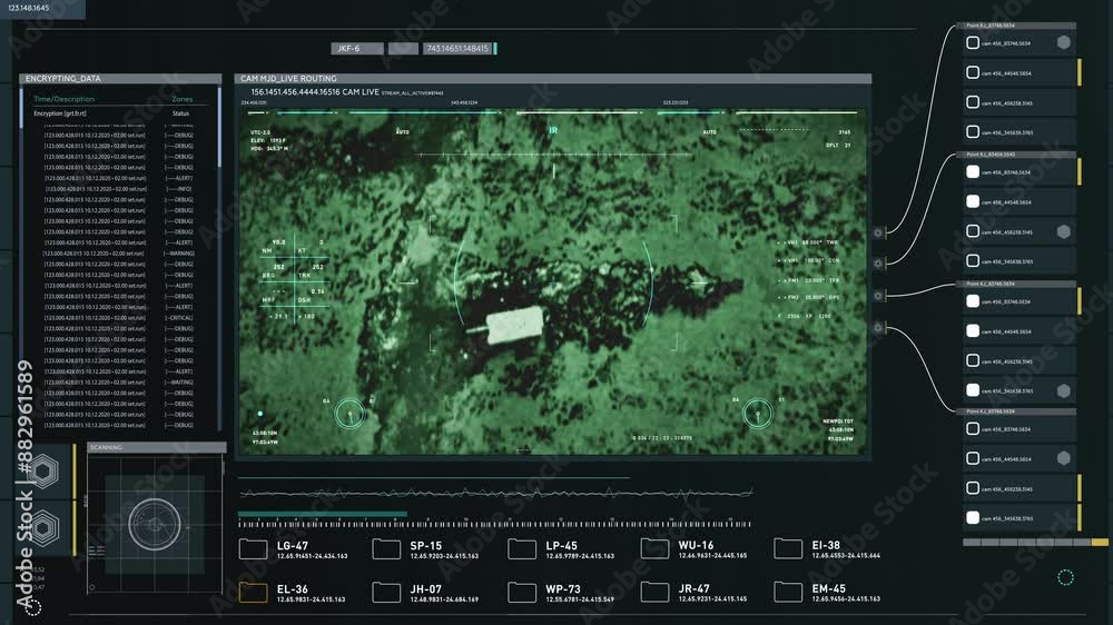 Night vision software ui is used for the Military. Night vision ui is ...