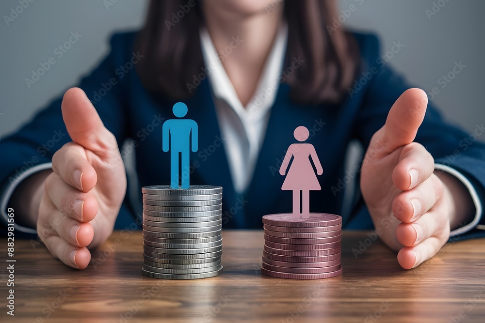 Symbolic Representation of Gender Pay Disparity: Female and Male ...