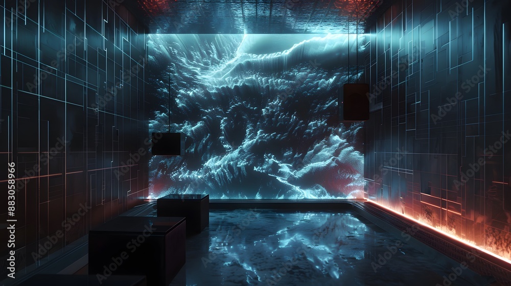 Reverb: A mesmerizing visualization of reverb effects, showing sound ...