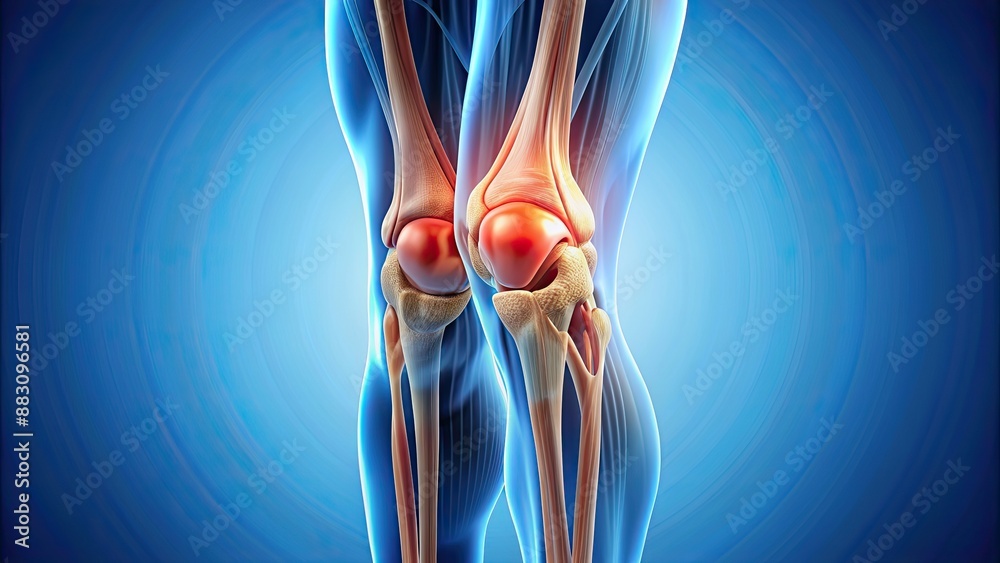 Anatomical of patellar tendonitis, also known as jumper's knee ...