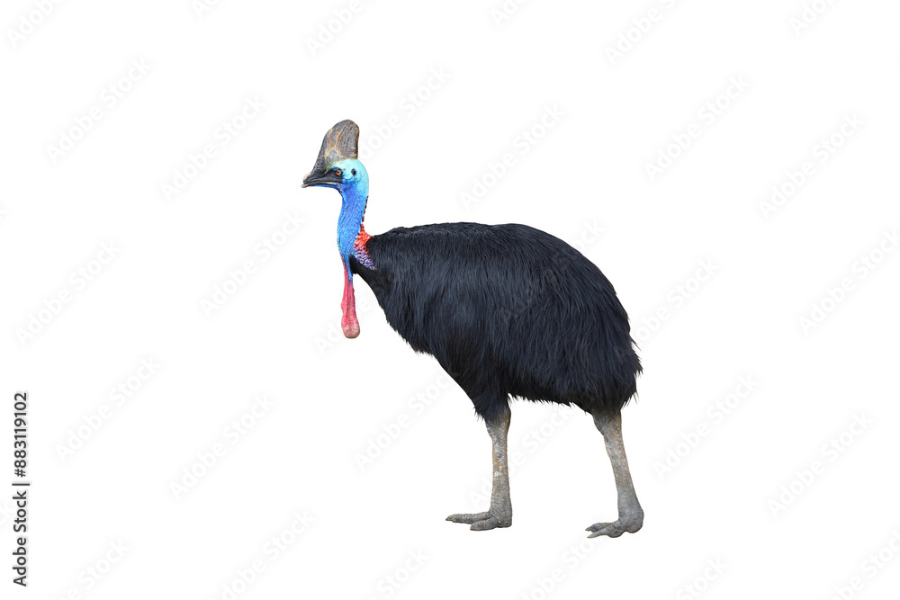 Beautiful Cassowary standing isolated on transparent background png ...