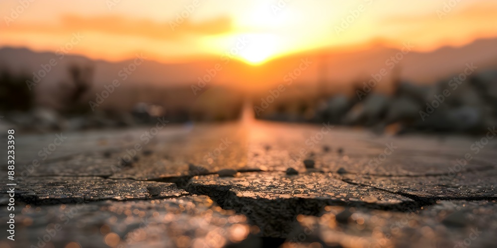 Impact of Earthquake on Infrastructure and Collapse of Asphalt Roads ...