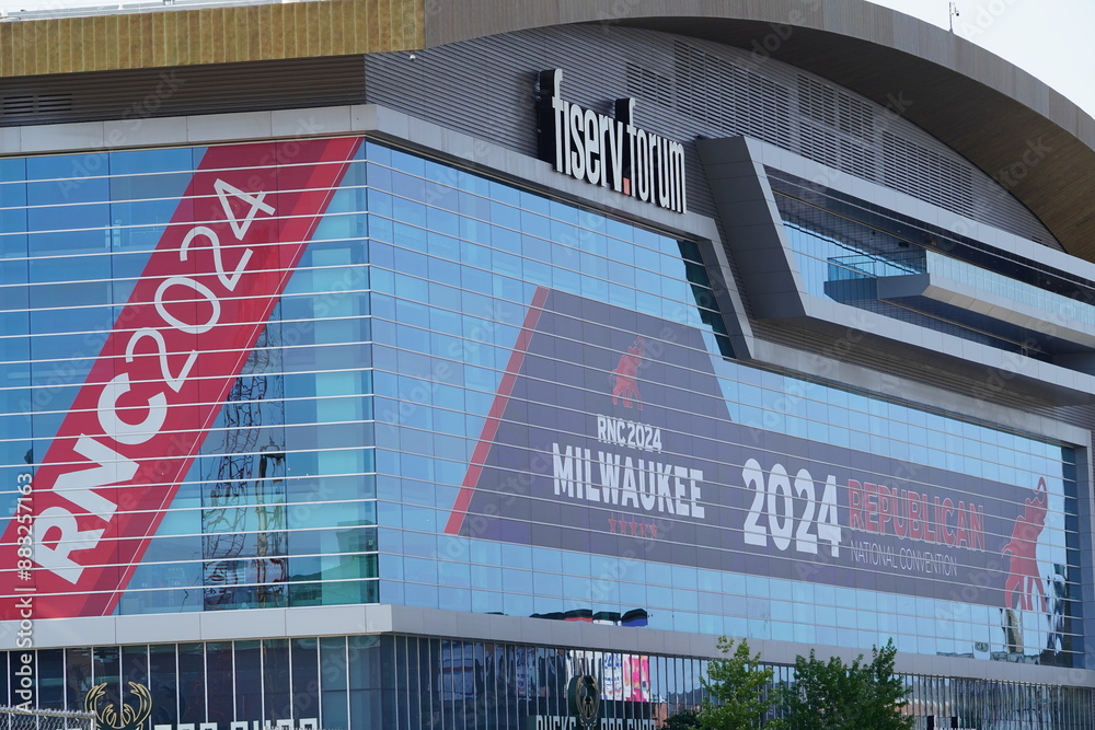 Fiserv Forum is being used to hold the 2024 RNC, Republic National ...