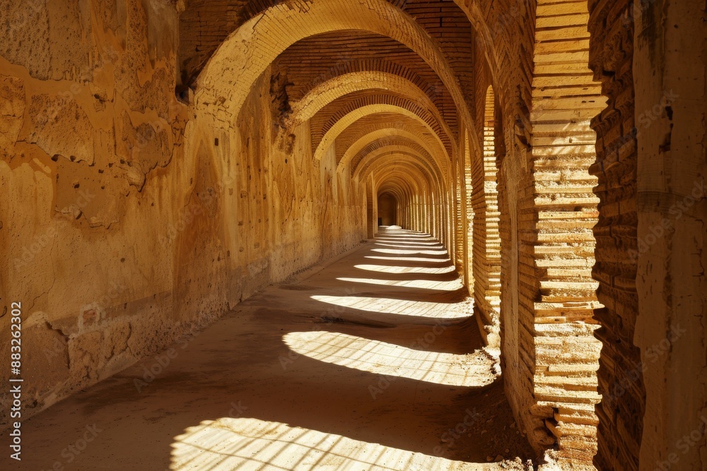 Inside the rock-hewn churches of Lalibela, Ethiopia. Beautiful simple ...
