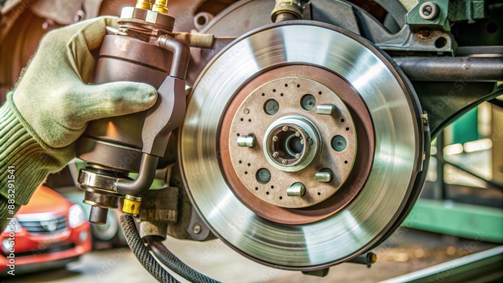 Maintaining Brake System: Inspect and Service Automotive Brakes - Close ...