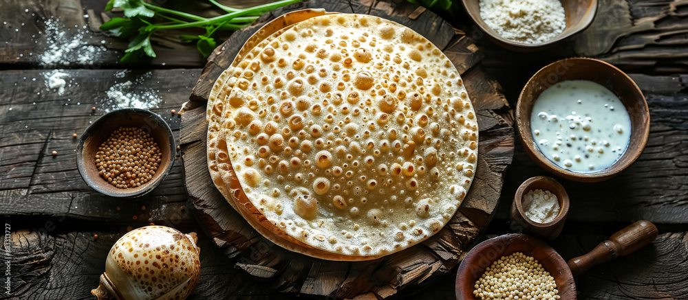 Injera is a spongy, sourdough flatbread and a staple in Ethiopian ...