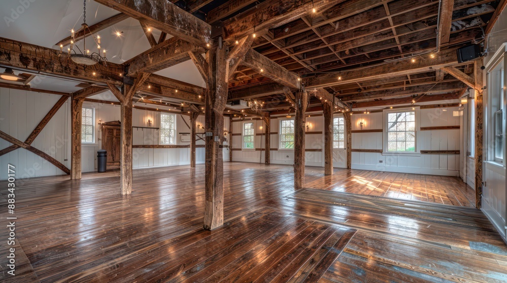 The historic barn on the property of a Suburban Colonial home ...