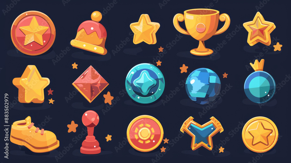 Trophy cups, medals, and loot for your arcade game. Level up with ...