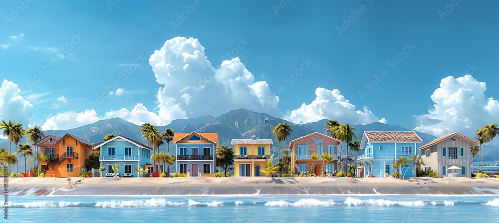 Infographic comparing different types of Vacation Homes such beachfront ...
