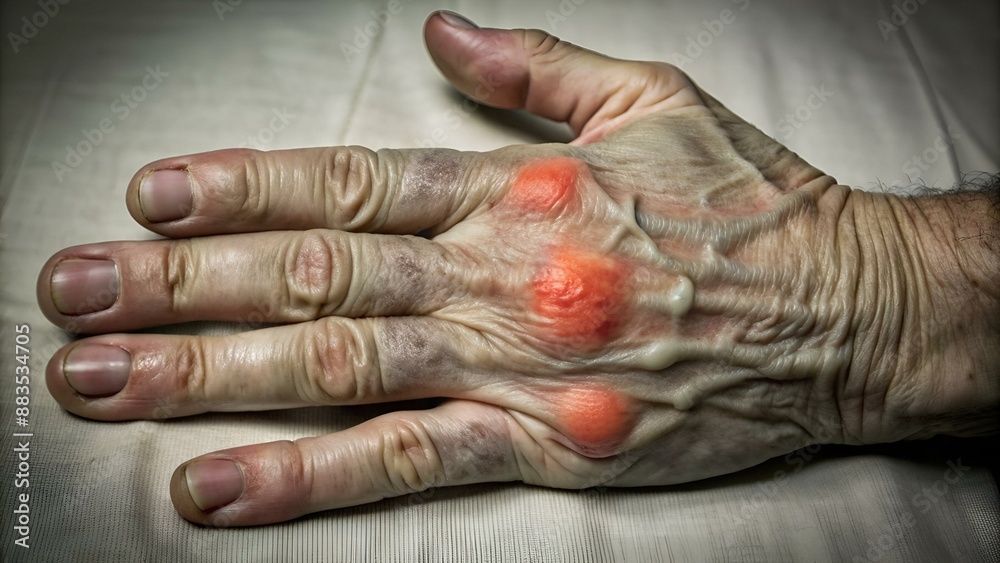 diabetes palm hand cyst flexor pain anatomy medical and Dupuytren's ...