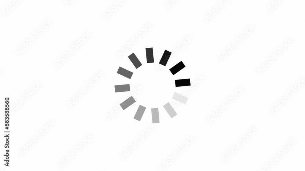 Loading Animation Icon on Transparent Background. Download Progress, loading animated dots black ...