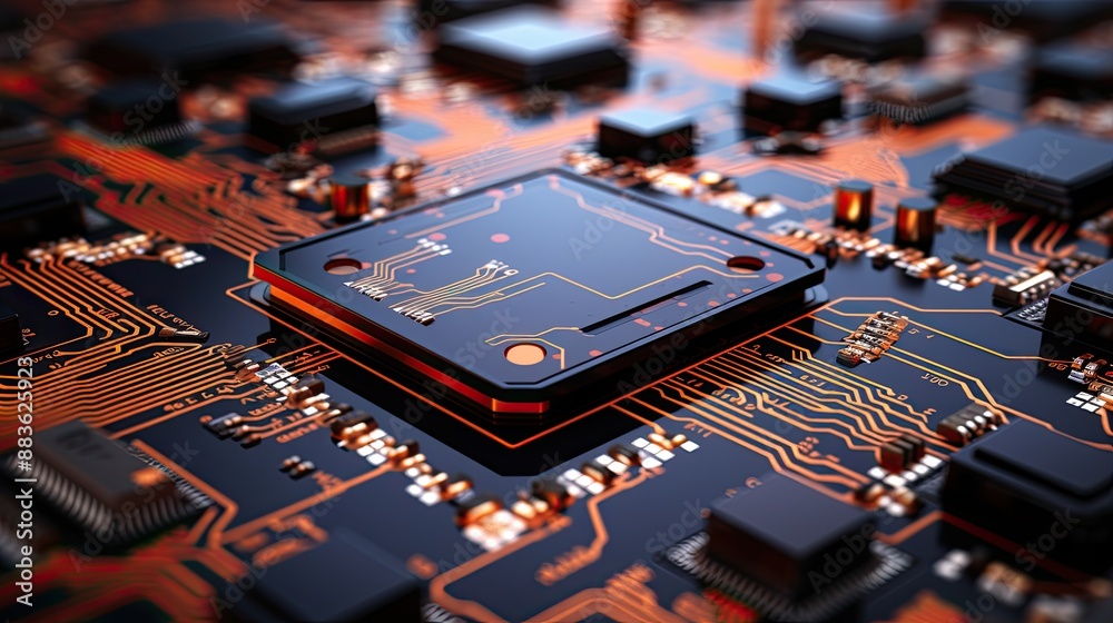 abstract technology background, full hd technology wallpaper, colored ...