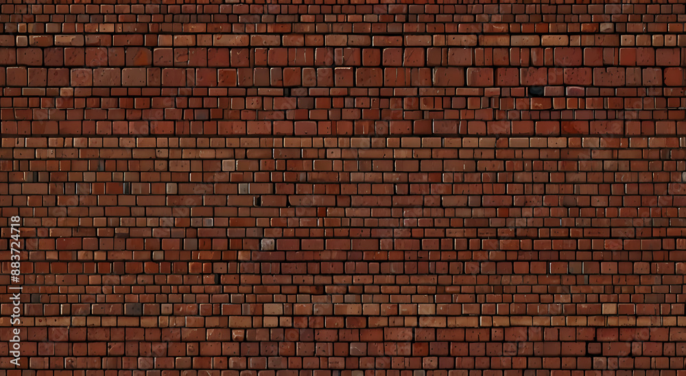 A 2D game level brick wall design, brick texture with simple details ...