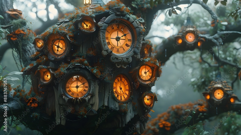 Enchanting Cuckoo Clocks Transformed into Whimsical Mythical Creatures ...