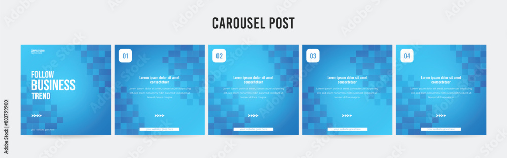 Stunning Carousel Post Template, Editable Social Media Layout Design ...