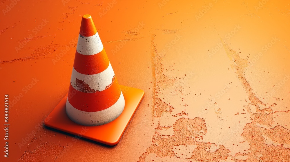 Traffic cones and under construction warning sign,traffic cone 3d ...