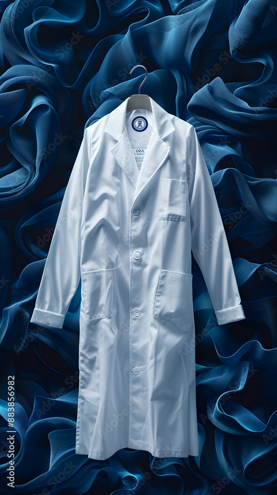 Professional Lab Coats with Certificate and ISO Seal on Whimsical ...