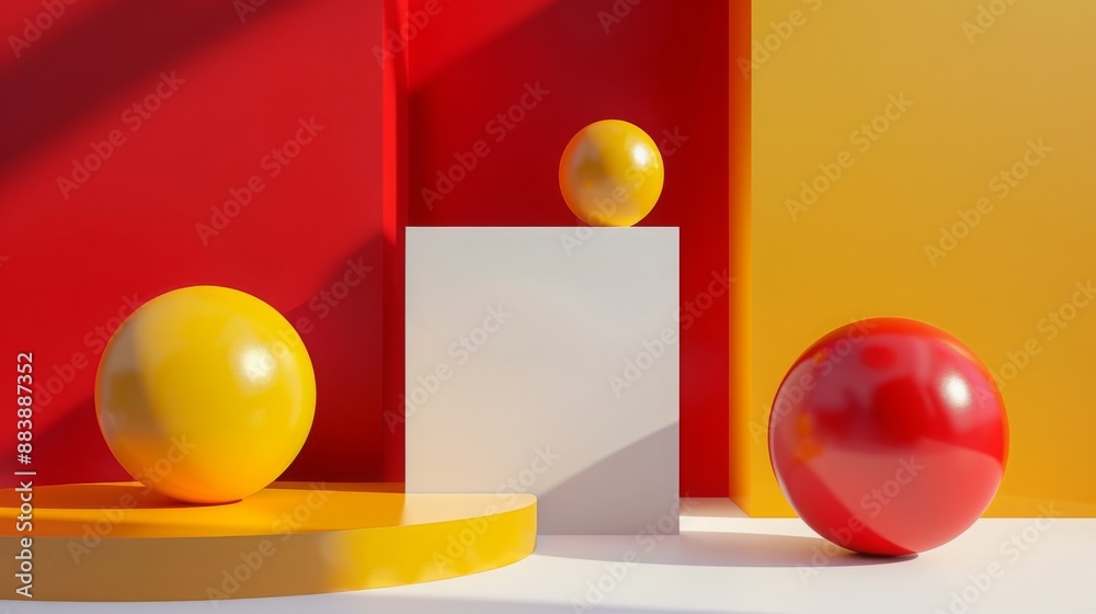 3D white rectangle scene background , Download free 3D white rectangle ...