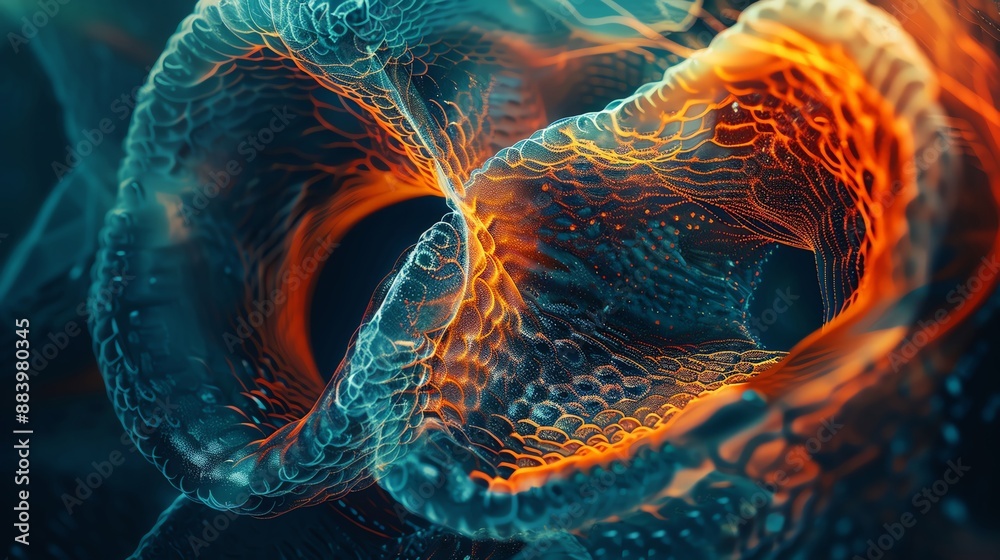 Highresolution scan of the inner ear, body tract scan, detailed ...