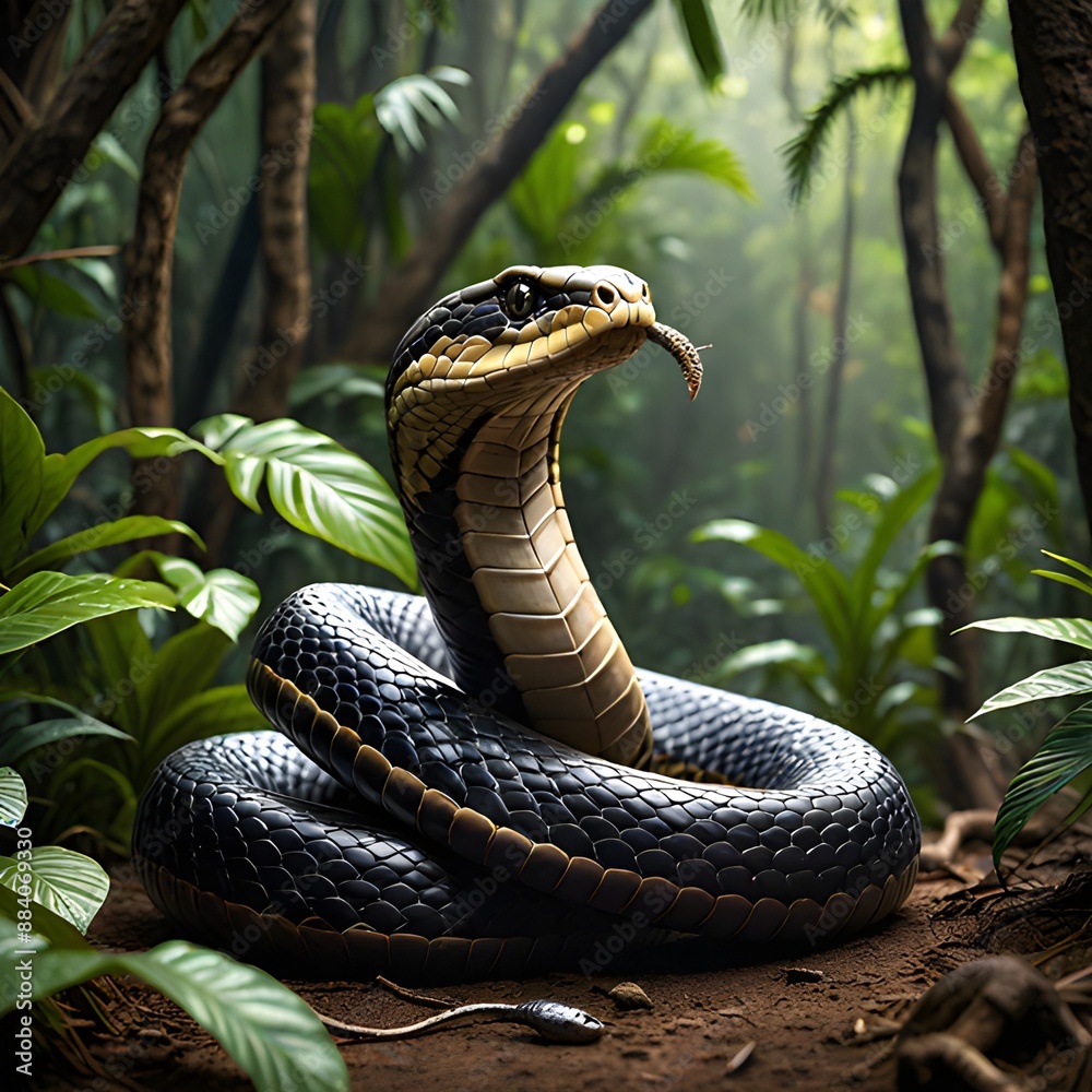 snake in the tree,snake on white background,snake in a jungle ,king ...