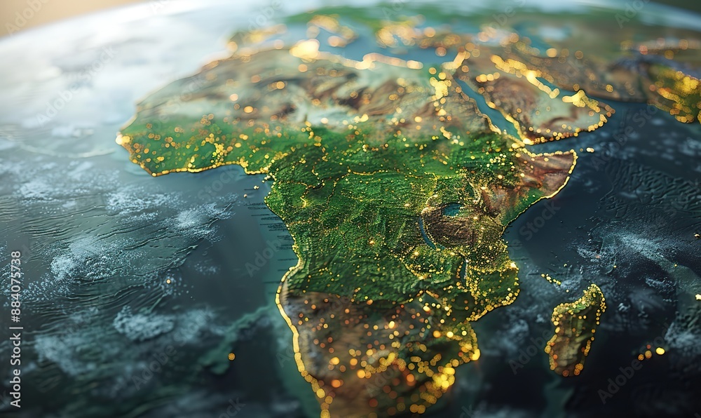 The African continent is the second-largest continent in the world ...