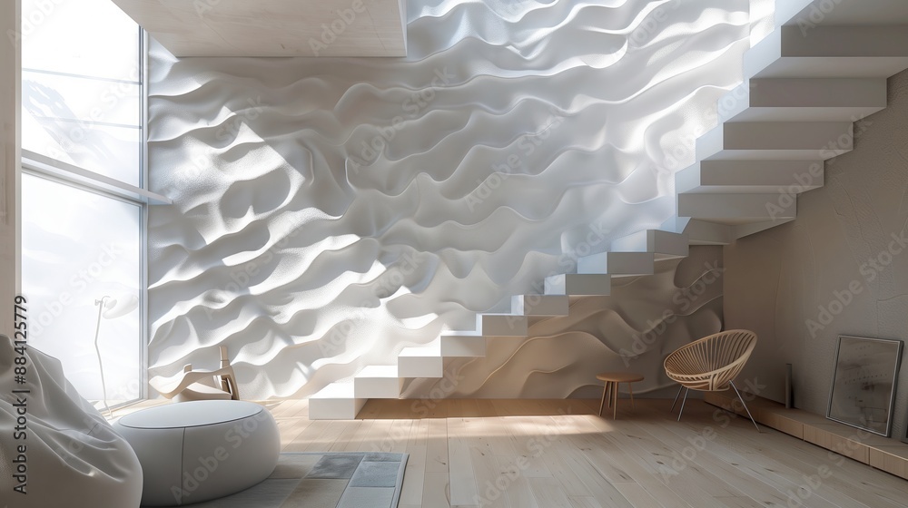 3D wallpaper transforms surfaces into captivating art, adding depth and ...