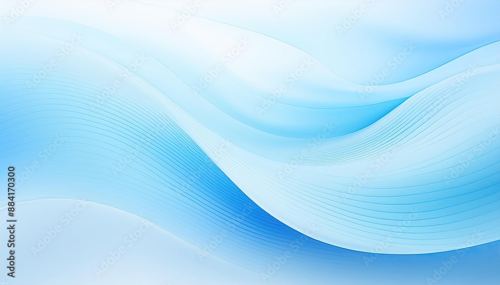 Light blue background, wavy light blue abstract background, abstract ...