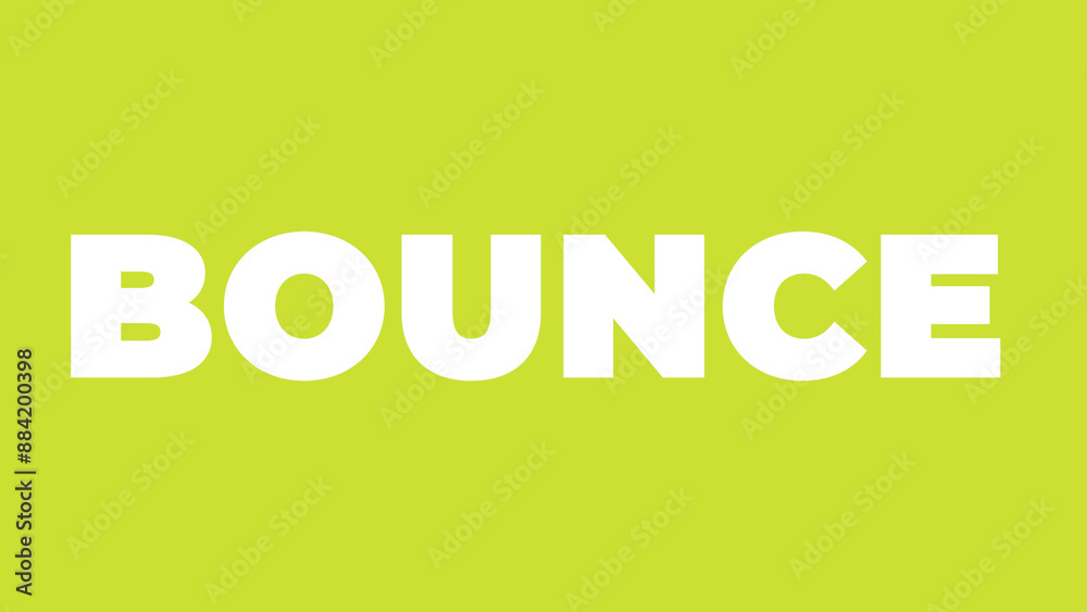 Bounce Text Effect Stock Template | Adobe Stock