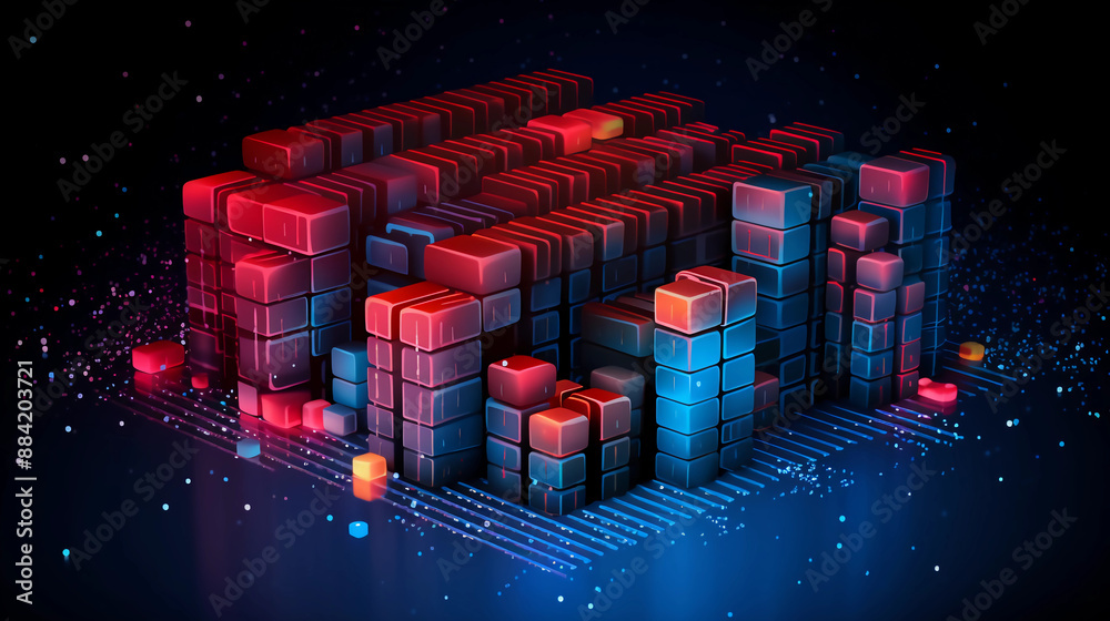 Datasets Data Visualization Big Data Analytics Llm Training Large Datasets 3d Cubes Large