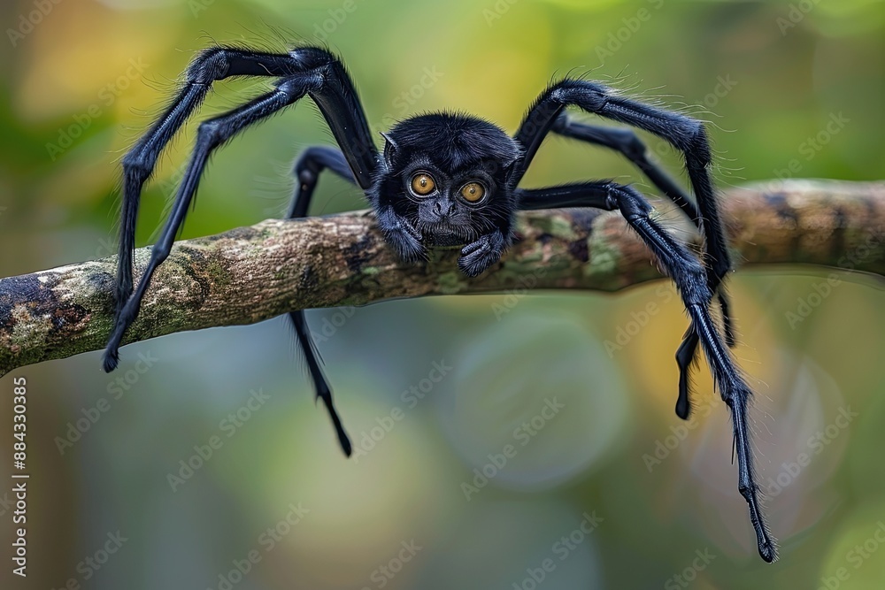 Spider-Monkey Hybrid (Acrobatti-Spider a mischievous monkey with eight ...