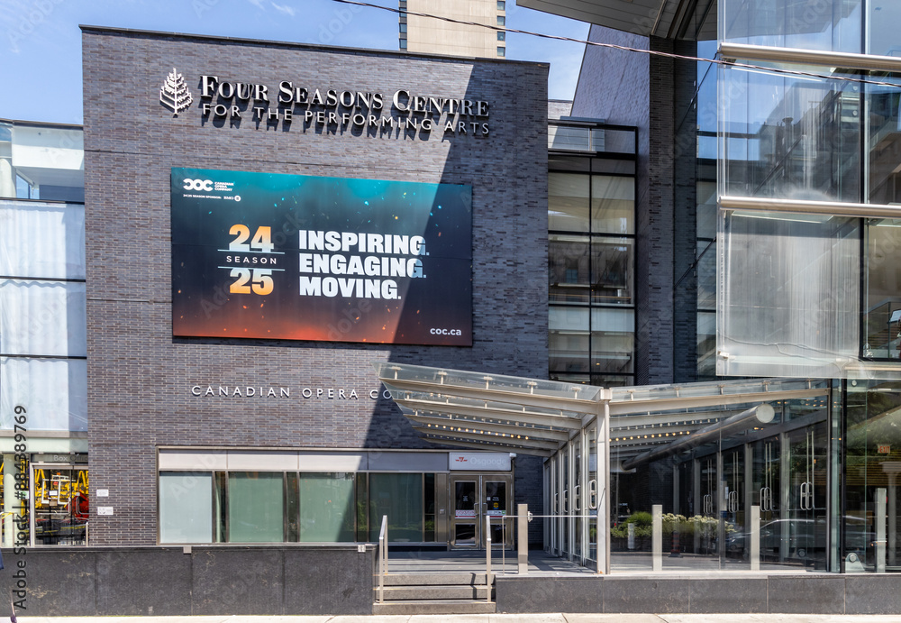 Toronto Canada, July 12, 2024; the Four Seasons Centre For The ...
